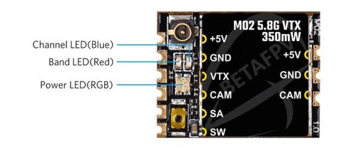 BetaFPV M02 FPV VTX 25-350mW 5.8G kaufen | FPV24.com