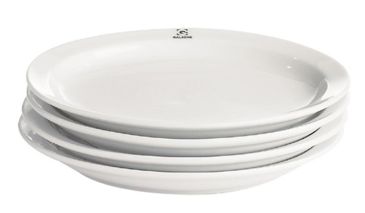 Galzone Dessertteller 4er Set Porzellan weiß 20cm kaufen | homeliving.de