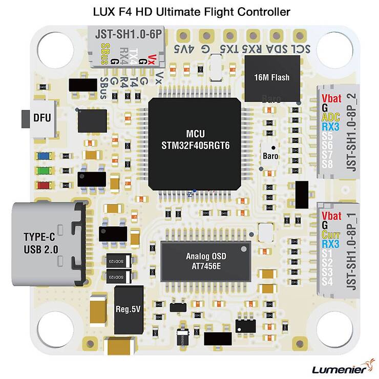 Lumenier LUX F4 HD Ultimate FC Flight Controller kaufen | FPV24.com