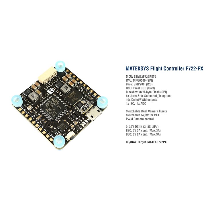 Matek Flight Controller F722-PX kaufen | FPV24.com