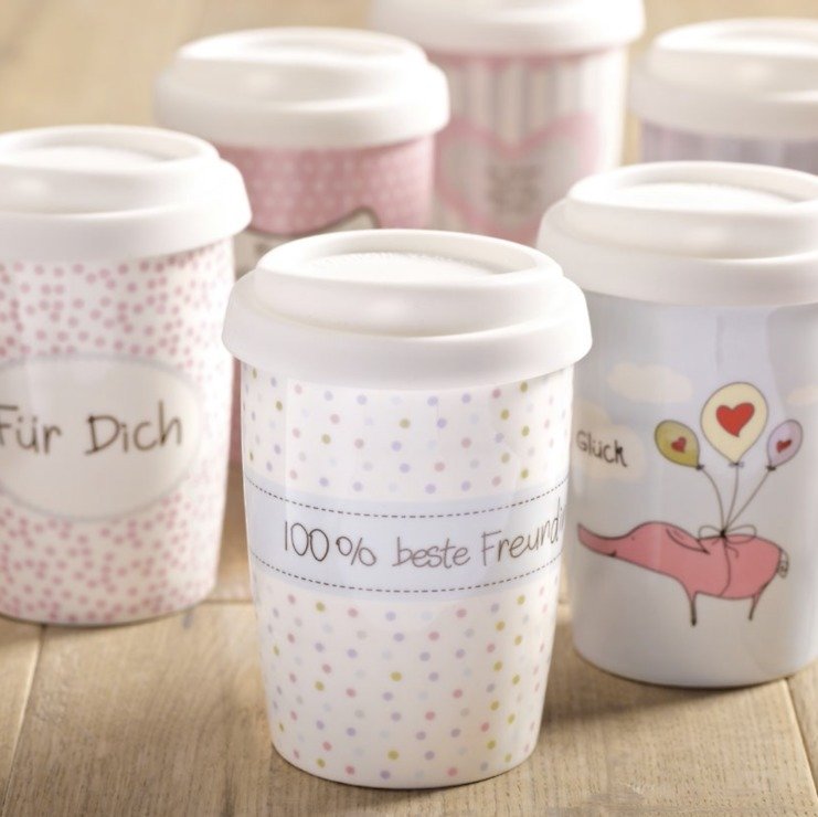 To Go Becher Porzellan