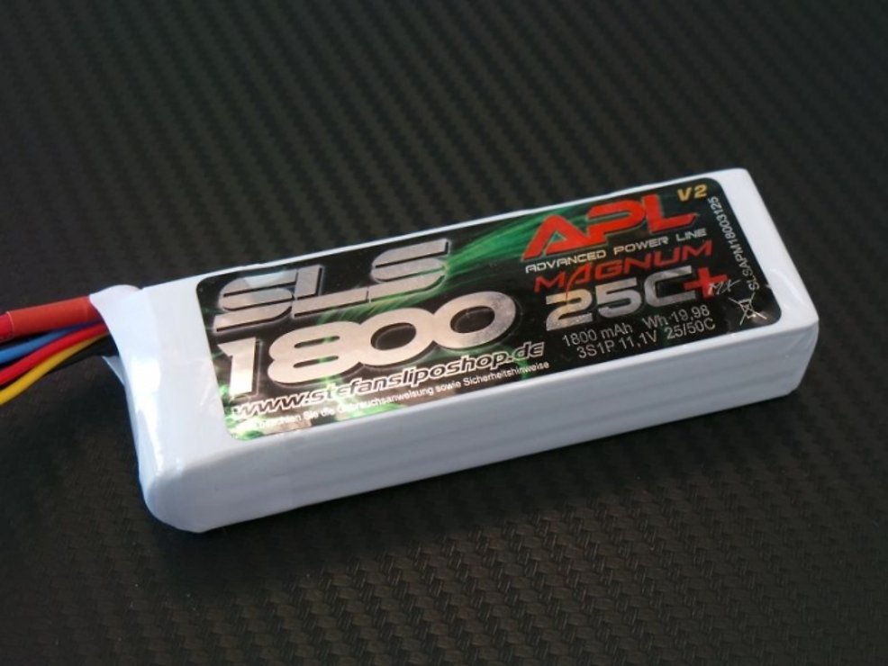 SLS Batterie LiPo Akku APL MAGNUM 1800mAh 4S1P 14,8V 25C/50C kaufen | FPV24.com